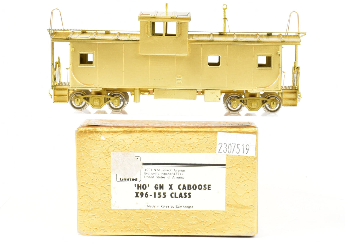 HO Brass Oriental Limited GN -Great Northern "X" Caboose X96-155 Class ...