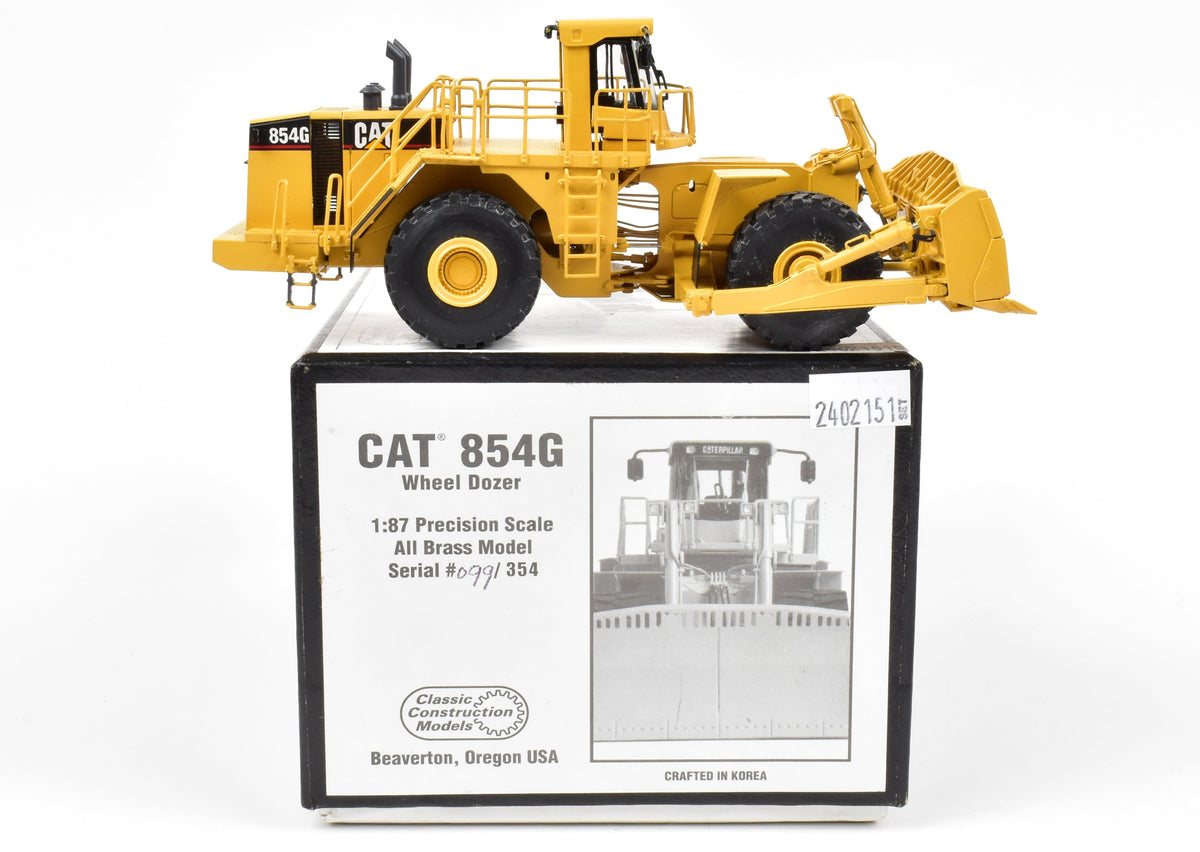 HO Brass CON CCM Models Caterpillar 854G Wheel Dozer Factory Painted ...