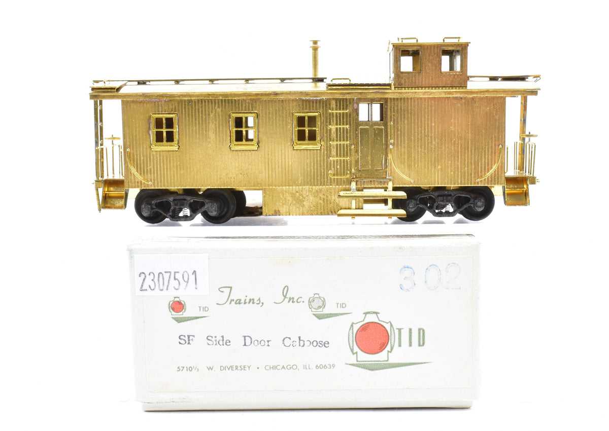 HO Brass Trains Inc. AT&SF - Santa Fe Side-Door Caboose – ReSourced Rails