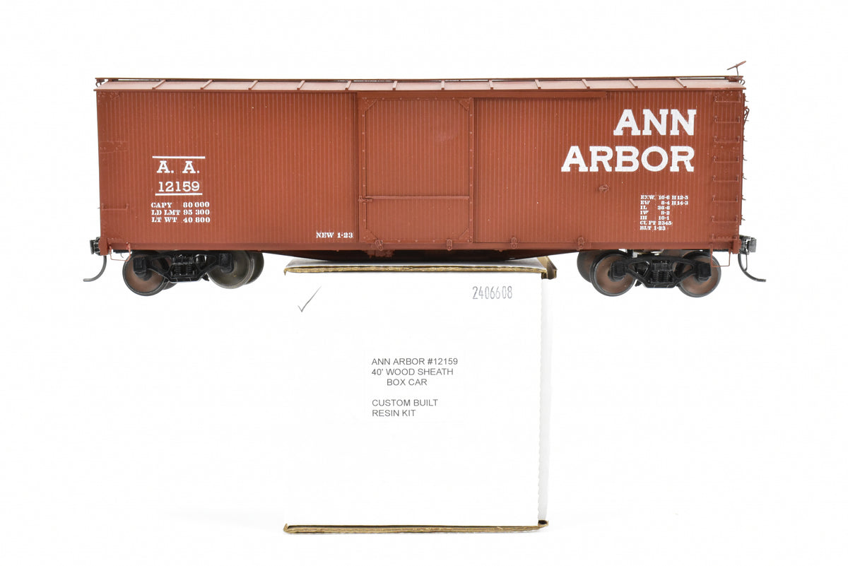 O Scale Resin Rails Unlimited Ann Arbor 40' USRA Double Sheath Boxcar ...