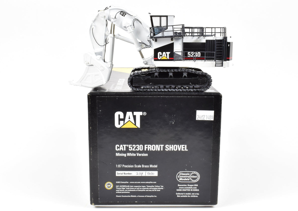 HO Brass CON CCM Models Caterpillar 5230 Front Shovel Mining White Ver ...
