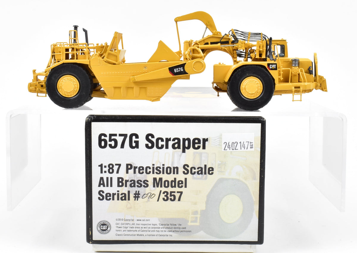 HO Brass CON CCM Models Caterpillar 657G Scraper Factory Painted ...