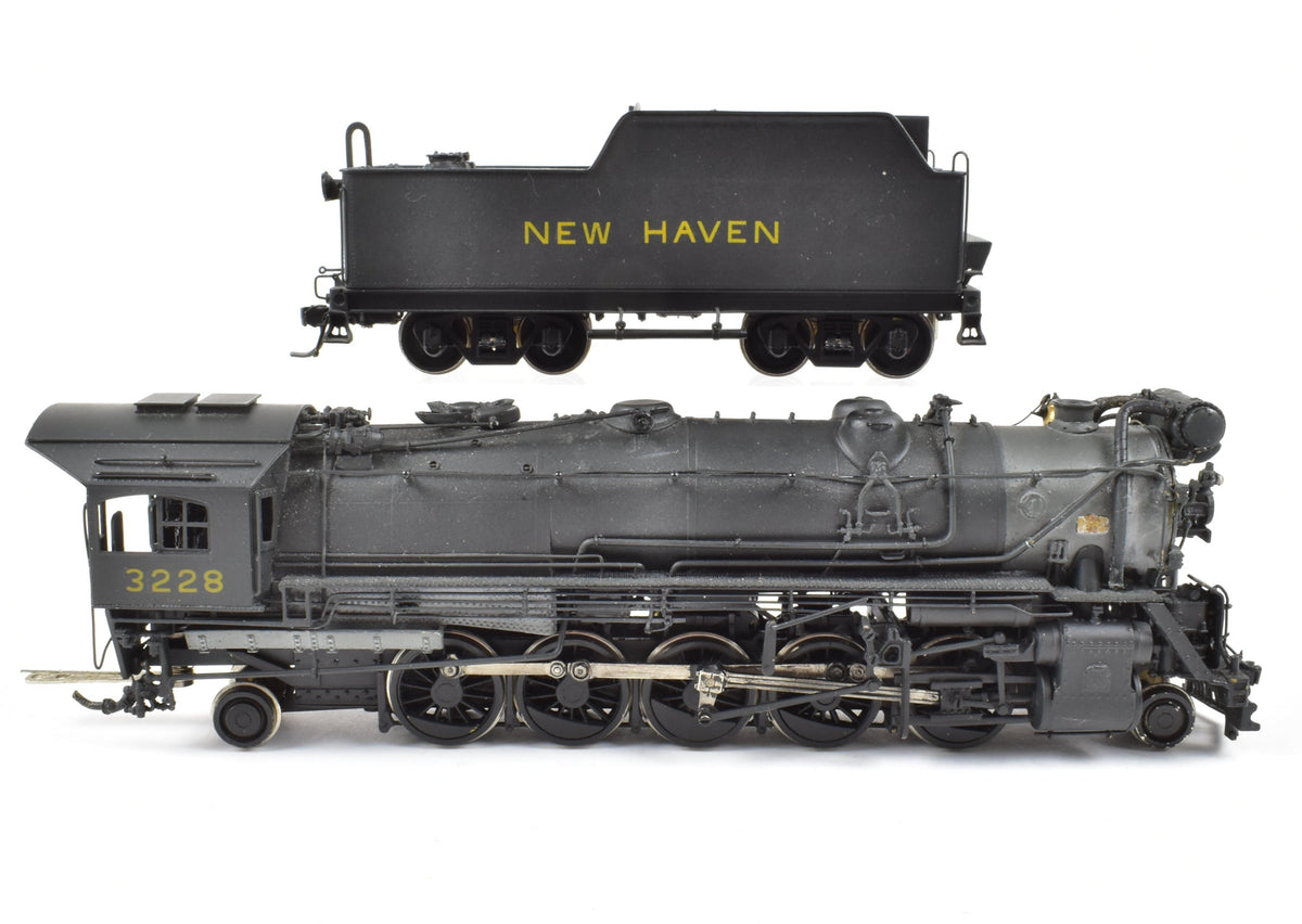 HO Brass NJ Custom Brass NH - New Haven Class L-1 2-10-2 w/ Pilot Moun ...
