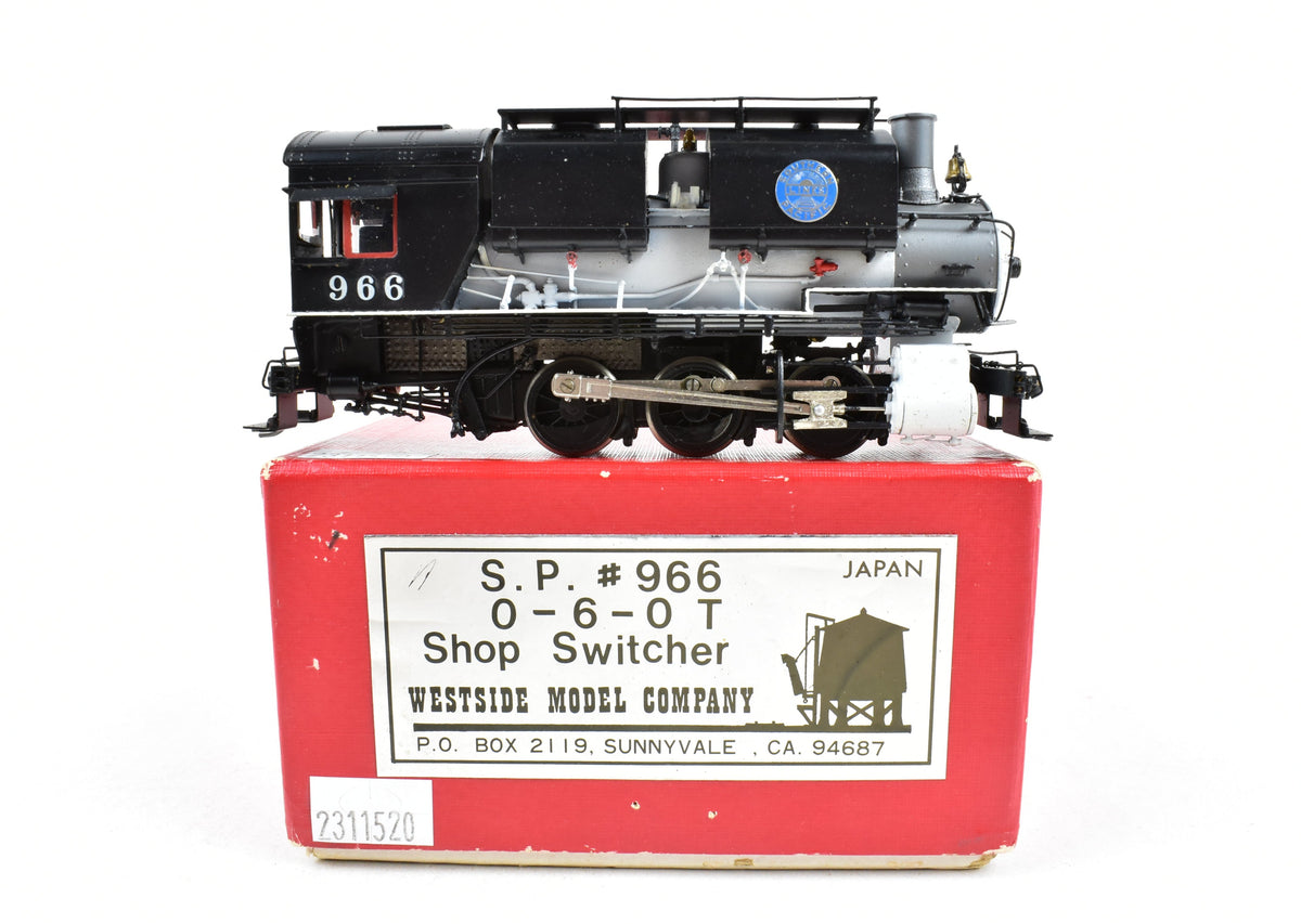 HO Brass Westside Model Co. SP - Southern Pacific 0-6-0T Shop Switcher ...