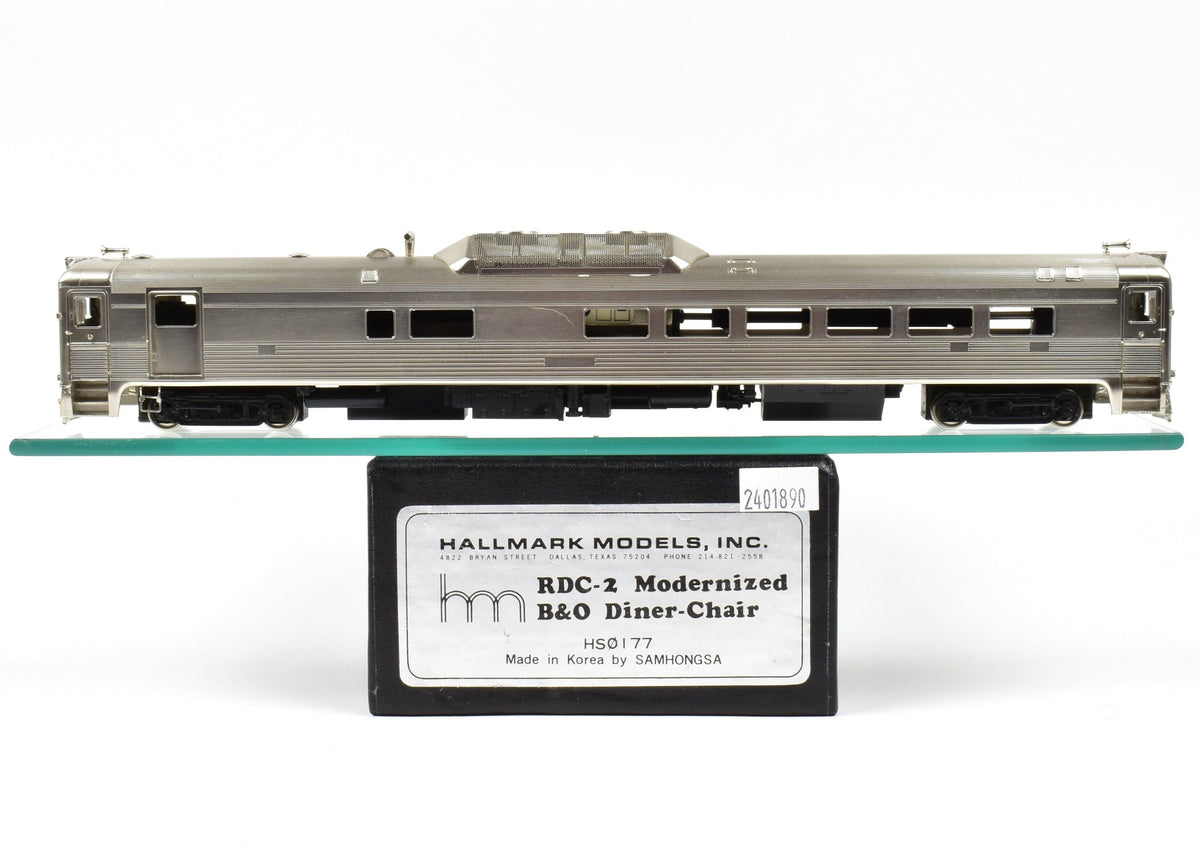 HO Brass Hallmark Models B&O - Baltimore & Ohio Budd RDC-2 Rail Diesel ...