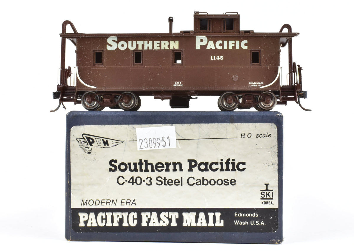 HO Brass PFM - SKI SP - Southern Pacific Modern Era C-40-3 Steel Caboo ...