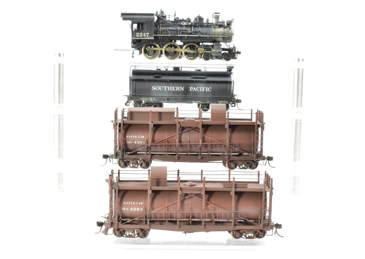 HO Brass Westside Model Co. SP - Southern Pacific Fire Train Set T-1 4 ...