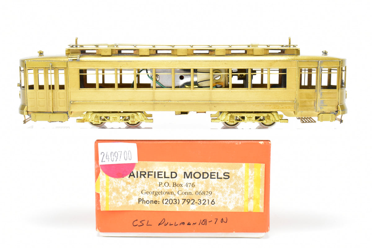 HO Brass Fairfield Models 343 CSL - Chicago Surface Lines Pullman Car ...