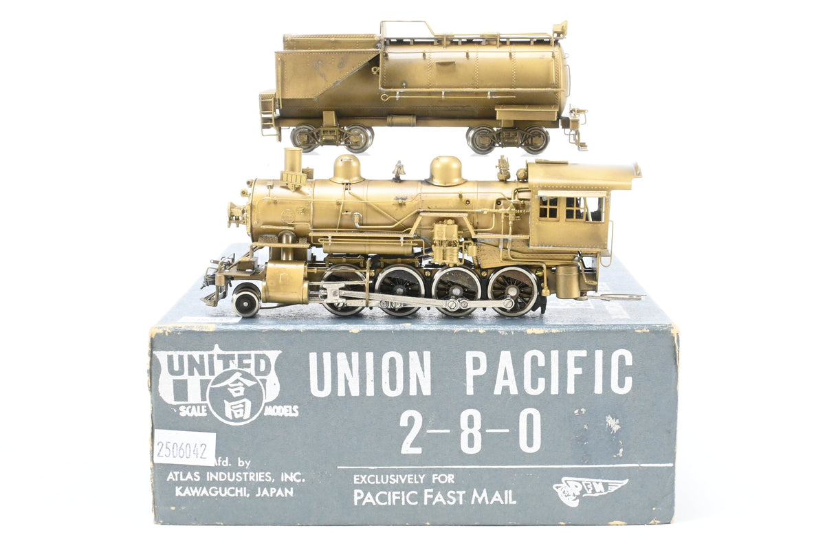 HO Brass PFM - United UP - Union Pacific 2-8-0 – ReSourced Rails