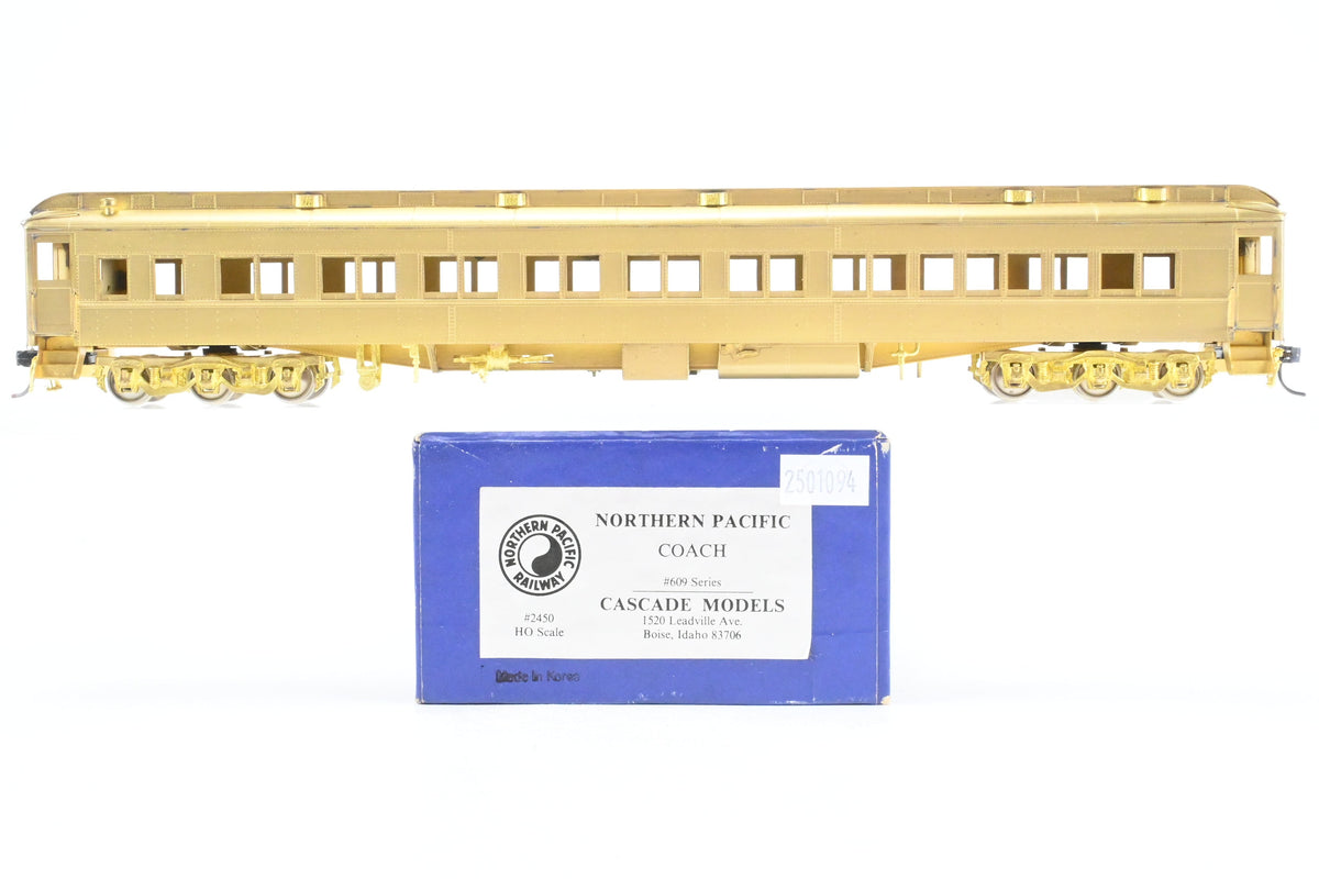 HO Brass Cascade Models NP - Northern Pacific HW Coach #609 Series ...