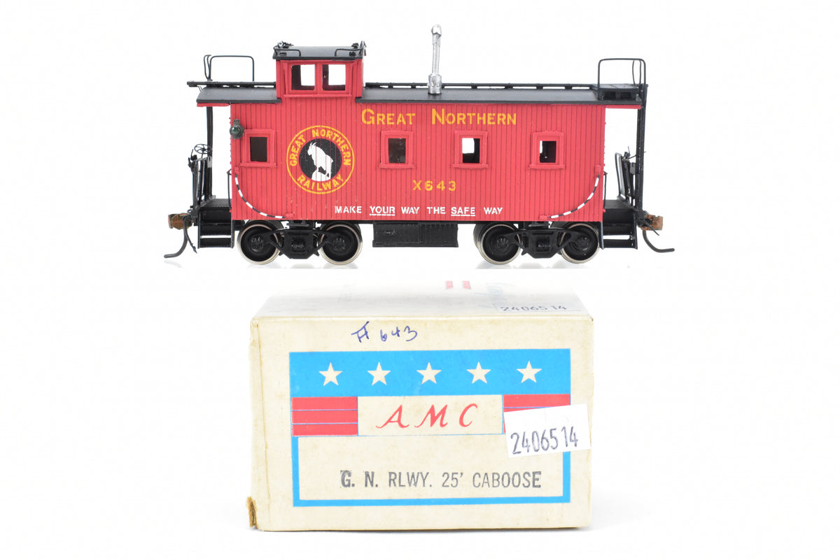 HO Brass AMC - American model Company GN - Great Northern 25 Foot Wood ...