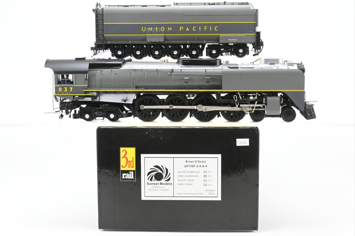 O Brass Sunset Models Third Rail UP - Union Pacific FEF-3 Class 4-8-4 ...