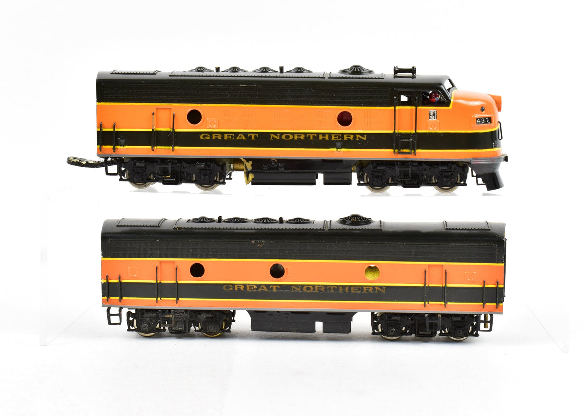 HO Brass PFM - Tenshodo GN - Great Northern F7 A/B Pair Factory Painte ...