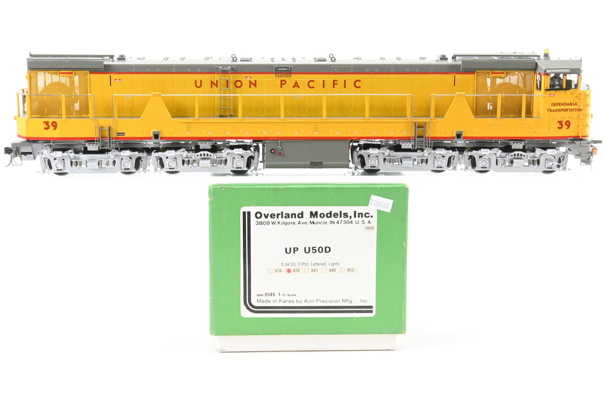 O Brass OMI - Overland Models, Inc. UP - Union Pacific U50D Nos. 34-53 ...