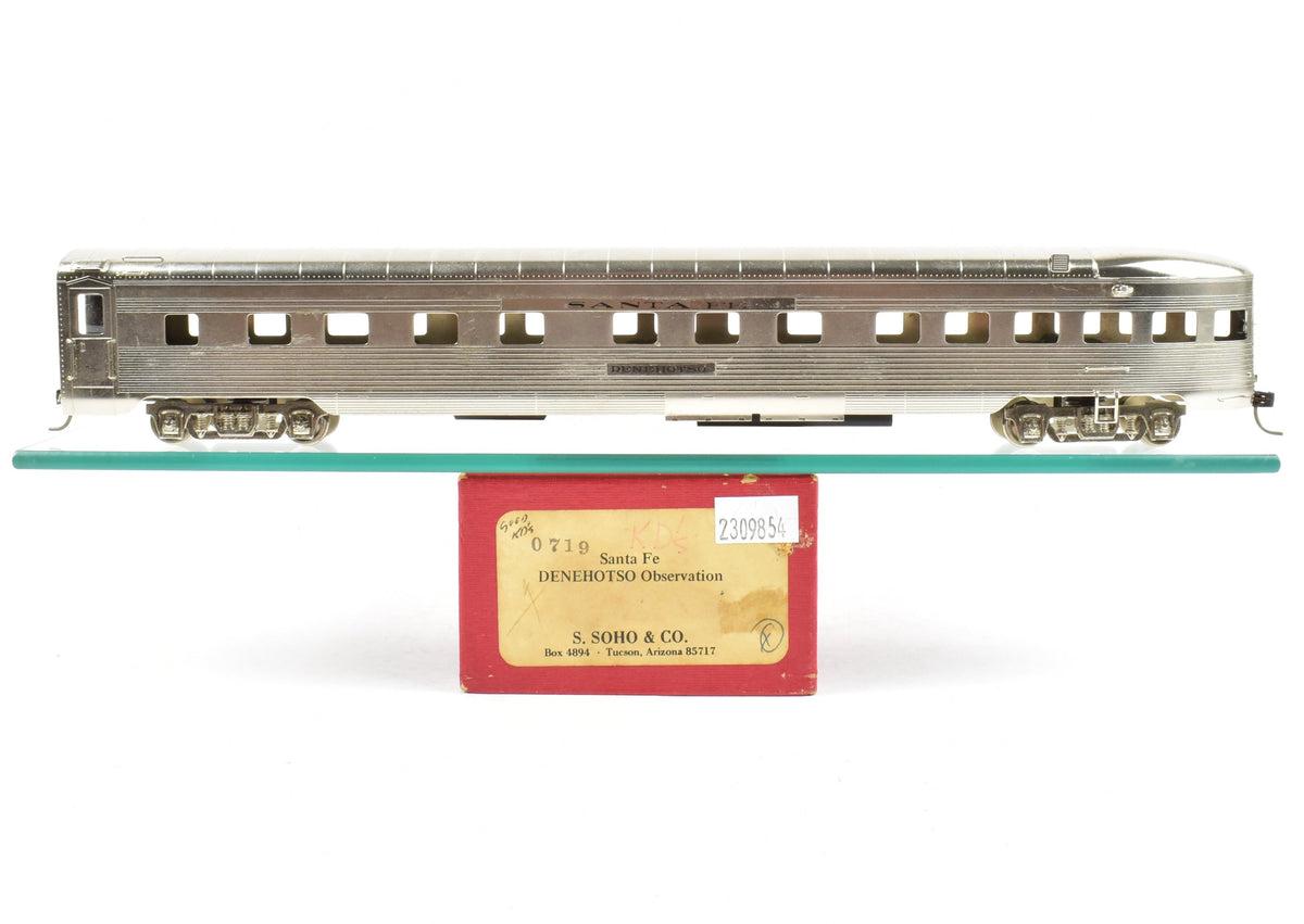 HO Brass Soho ATSF - Santa Fe Denehotso Observation Car – ReSourced Rails