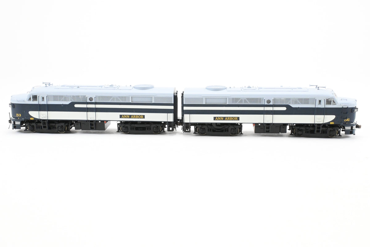 HO Rapido Trains, Inc. Ann Arbor Alco FA-2/FA-2 Set Delivery Scheme FP ...