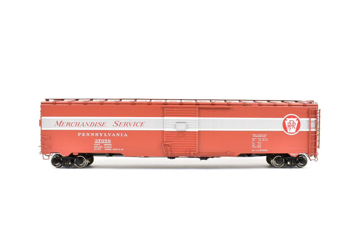HO Brass Rail Classics PRR - Pennsylvania Railroad X-40b Boxcar FP No ...