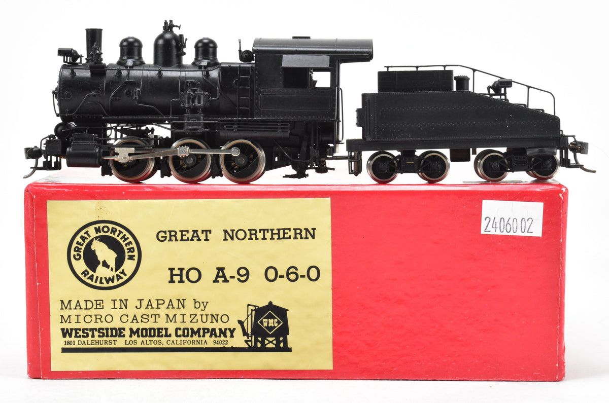 HO Brass Westside Model Co. GN - Great Northern 0-6-0 A-9 Steam Locomo ...