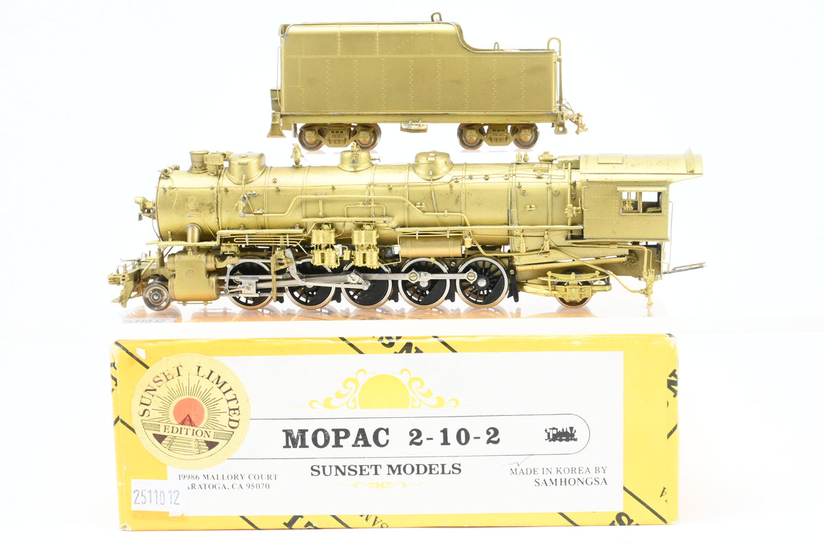 HO Brass Sunset Models MP - Missouri Pacific 2-10-2 – ReSourced Rails