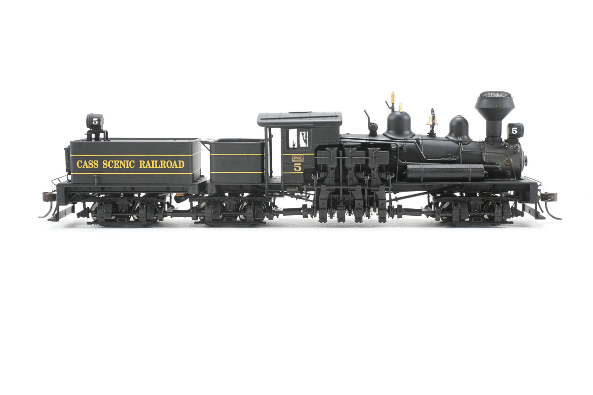 HO Bachmann Spectrum Cass Scenic Railroad 80-Ton 3-Truck Shay Steel Ca ...