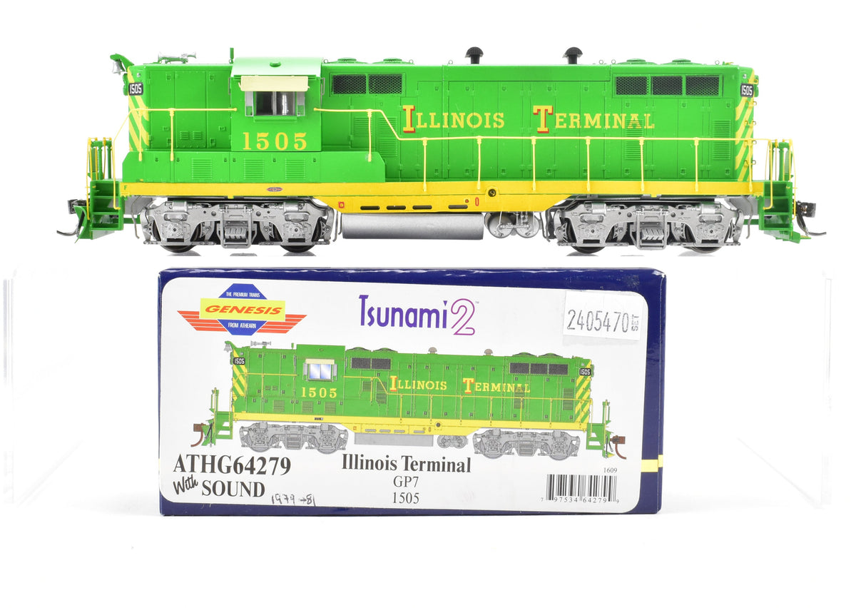 HO CON Athearn Genesis IT - Illinois Terminal EMD GP7 Tsunami2 DCC and – ReSourced Rails