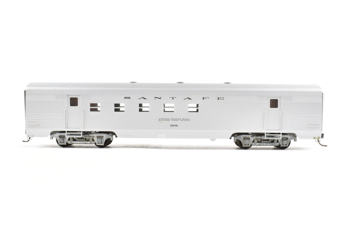 HO Brass Lambert ATSF - Santa Fe 60' Streamlined RPO Car Custom Painte ...