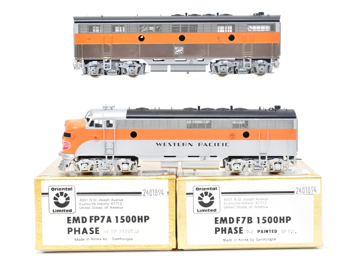HO Brass Oriental Limited WP - Western Pacific EMD FP7A/F7B FP Passeng – ReSourced Rails