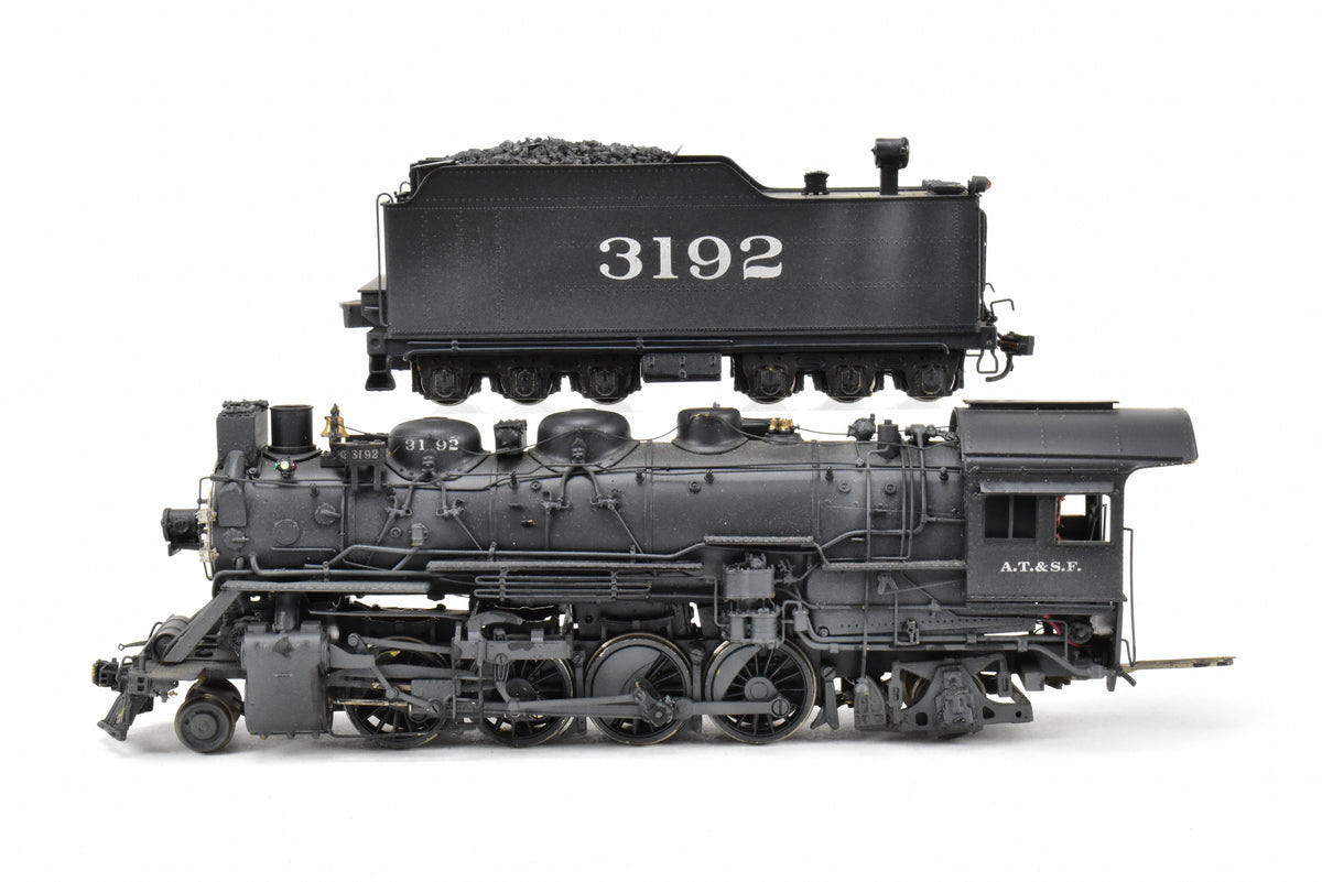 HO Brass Sunset Models ATSF - Santa Fe 2-8-2 Mikado No. 3192 Custom Pa ...