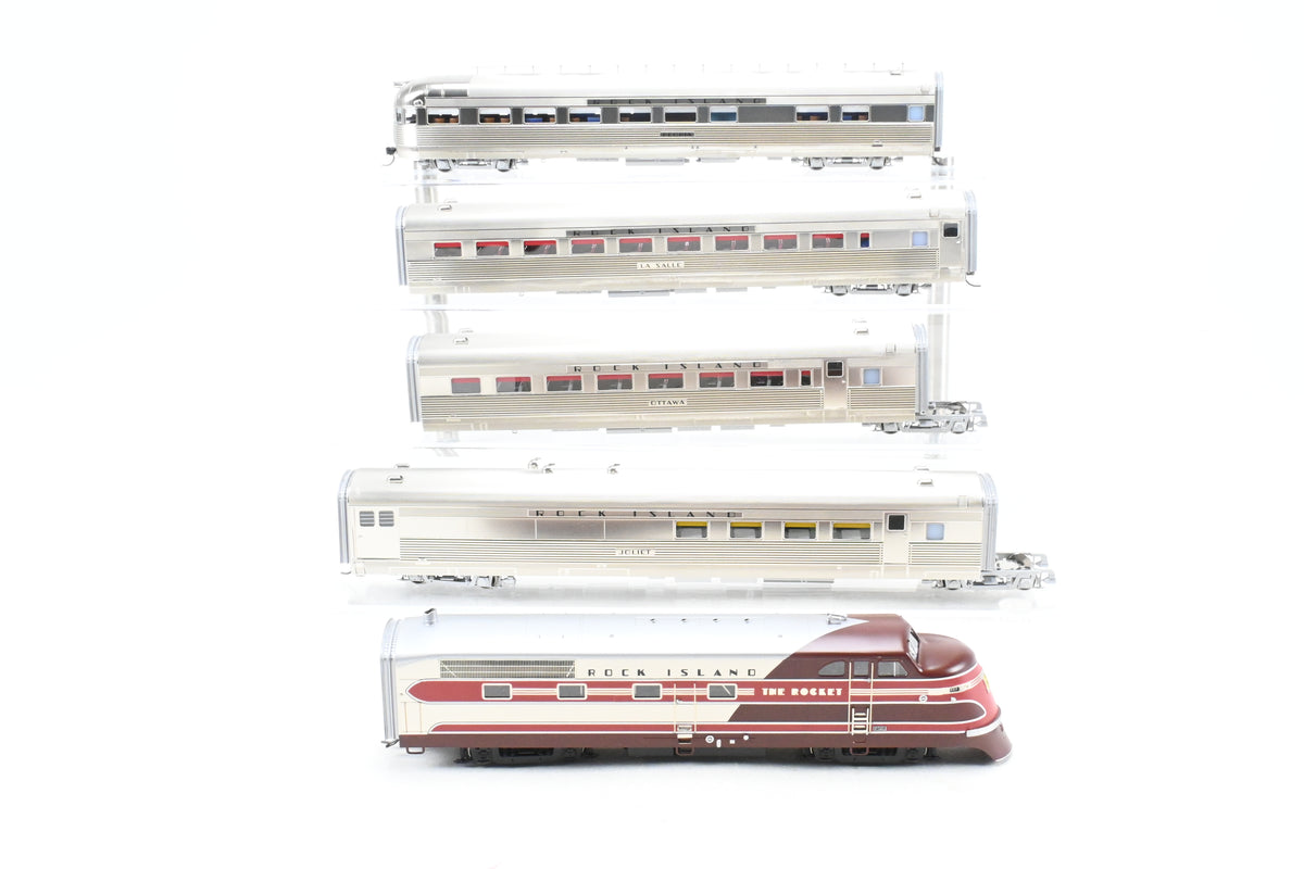 HO Brass Railway Classics CRI&P – Rock Island 1937 Peoria Rocket Set E ...