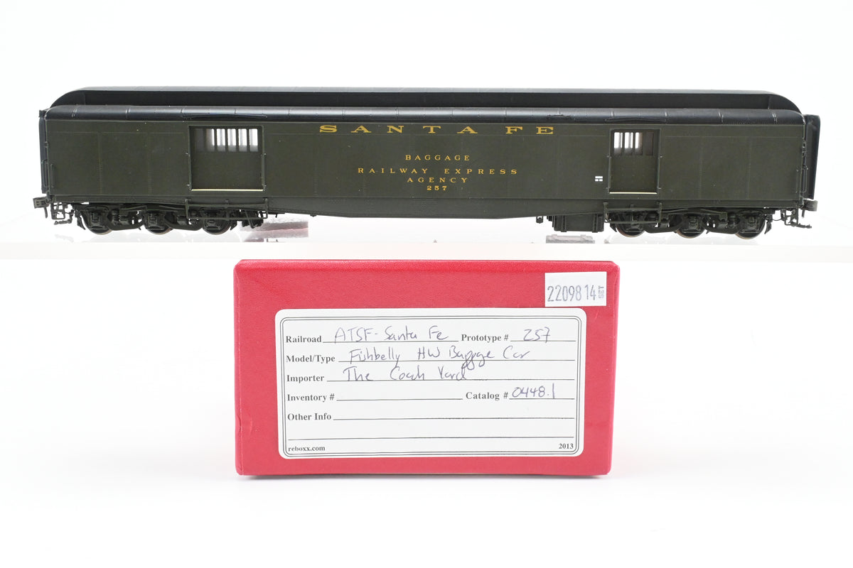 HO Brass CON TCY - The Coach Yard ATSF - Santa Fe Heavyweight Baggage ...