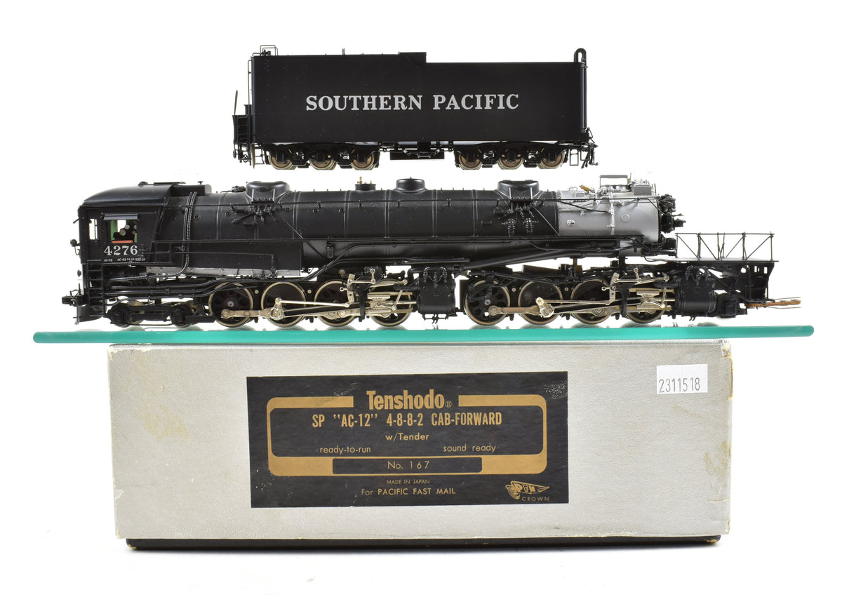 HO Brass PFM - Tenshodo SP - Southern Pacific AC-12 4-8-8-2 Cab Forwar ...