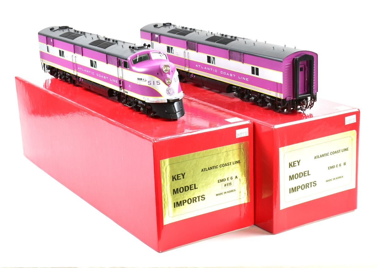 O Brass CON Key Model Imports ACL - Atlantic Coast Line EMD E6A/B Set ...
