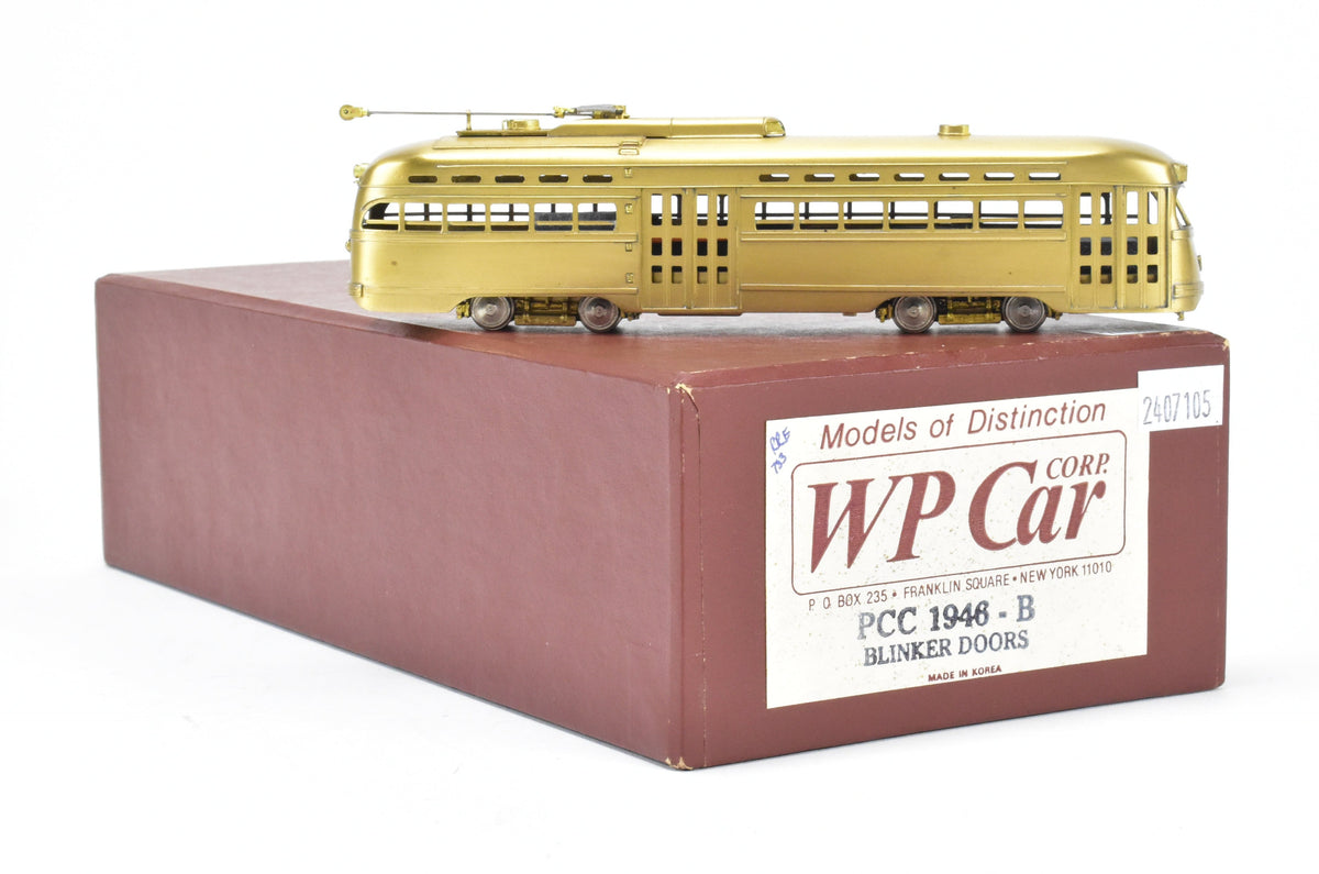 HO Brass WP Car Corp. Various Roads 1946 PCC Type-B Trolley With Blink ...