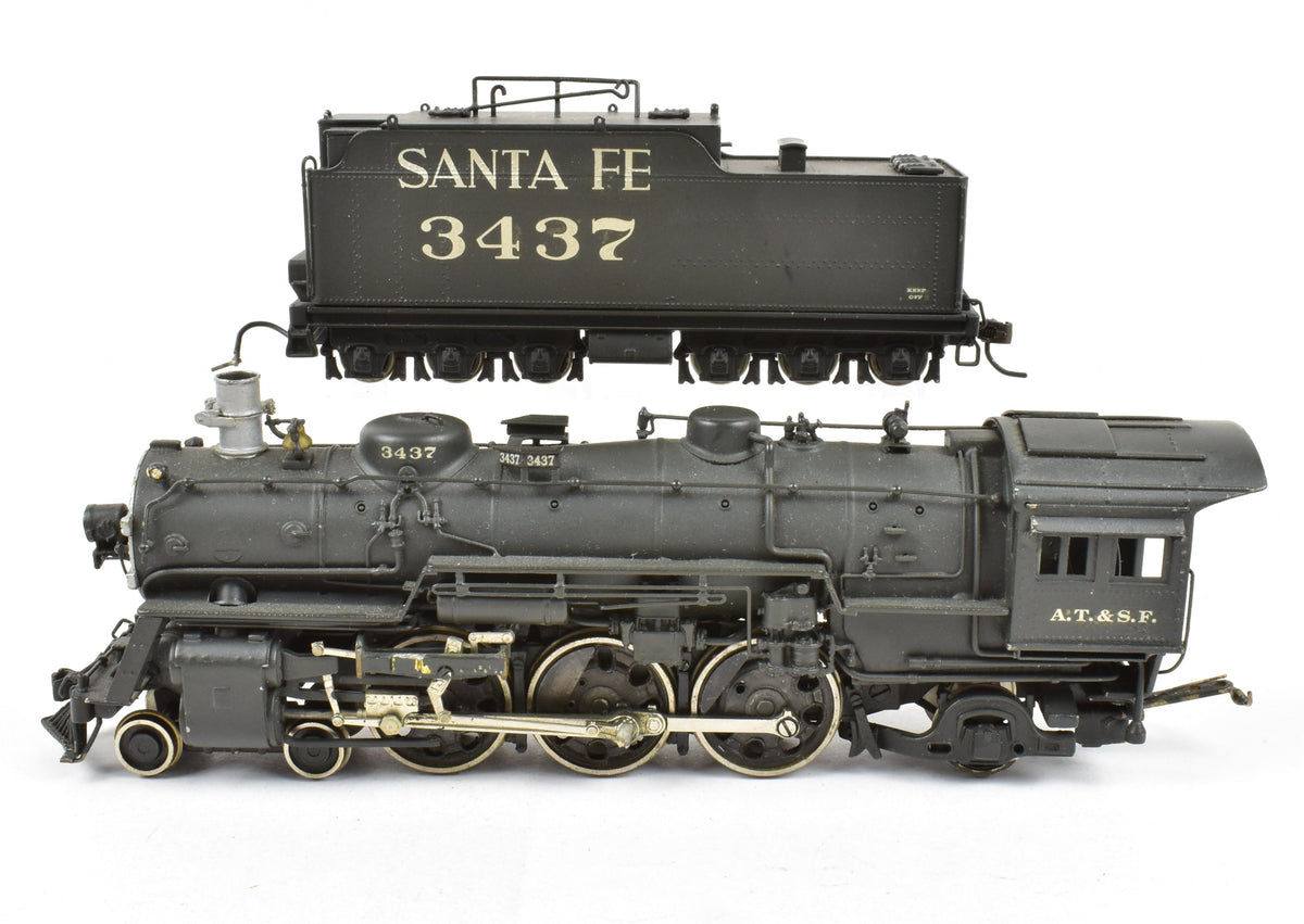 HO Brass Balboa ATSF - Santa Fe 3400 Class 4-6-2 Pacific CP #3437 ...