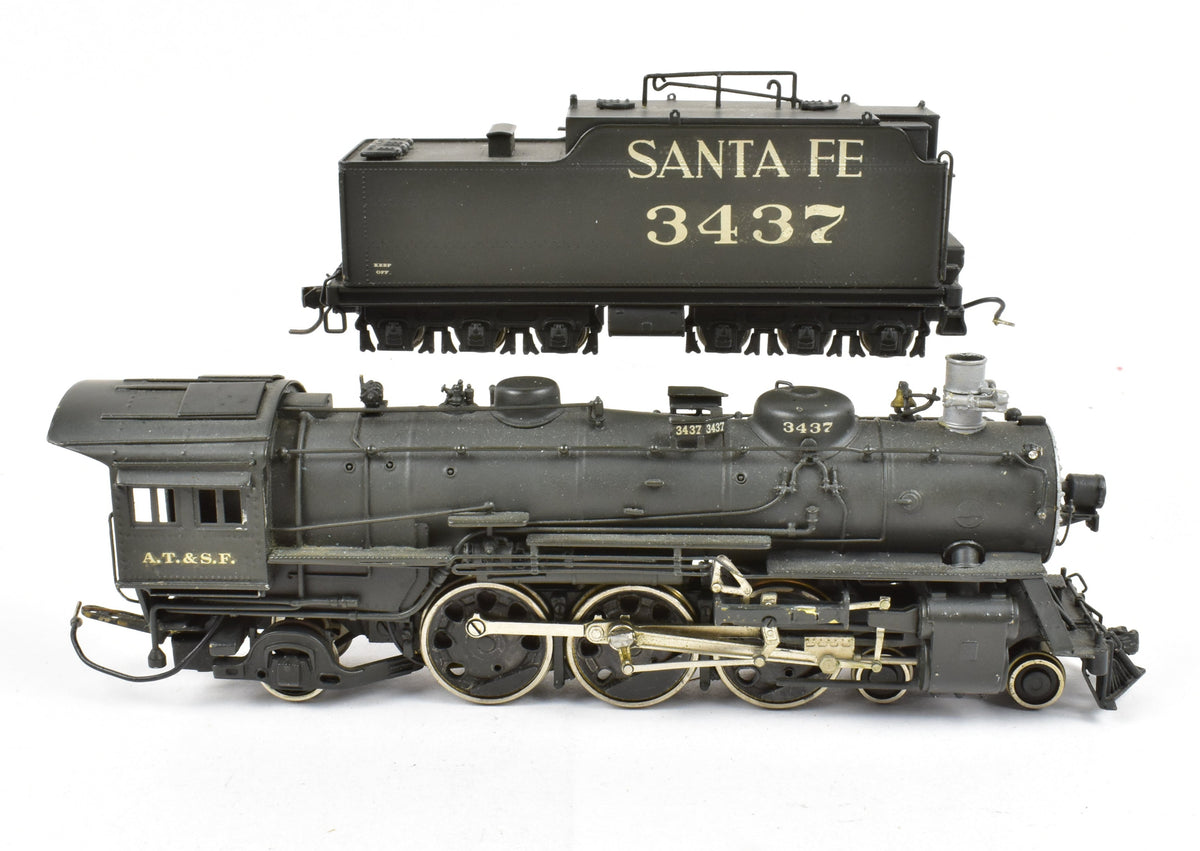 HO Brass Balboa ATSF - Santa Fe 3400 Class 4-6-2 Pacific CP #3437 ...