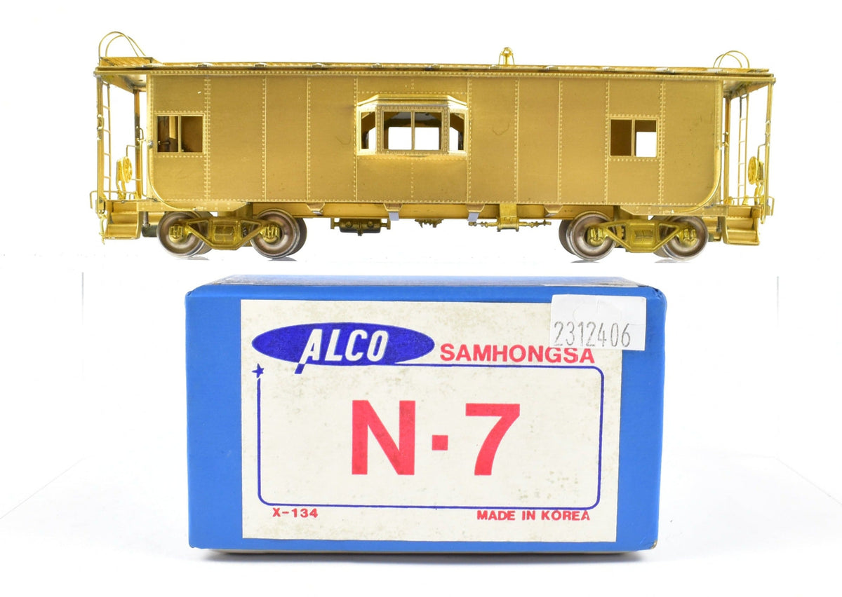 HO Brass Alco Models NYC - New York Central N-7 Bay Window Caboose ...