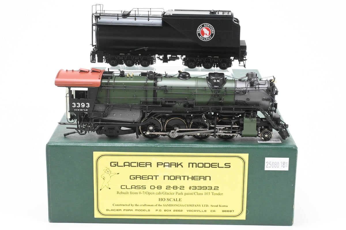 HO Brass CON GPM - Glacier Park Models GN - Great Northern O-8 Class 2 ...