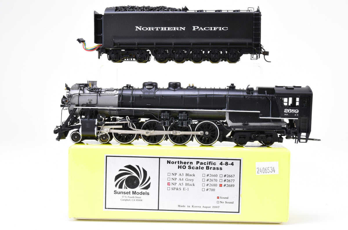 HO Brass Sunset Models CON SP&S - Spokane Portland & Seattle E-1 4-8-4 ...