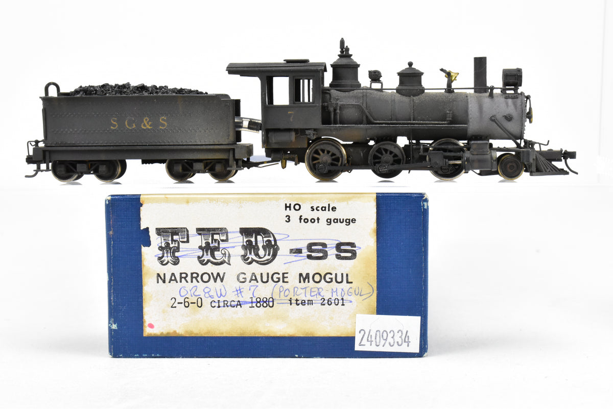 HOn3 Brass FED - Far East Distributors Porter Mogul 2-6-0 CP for SG&S ...