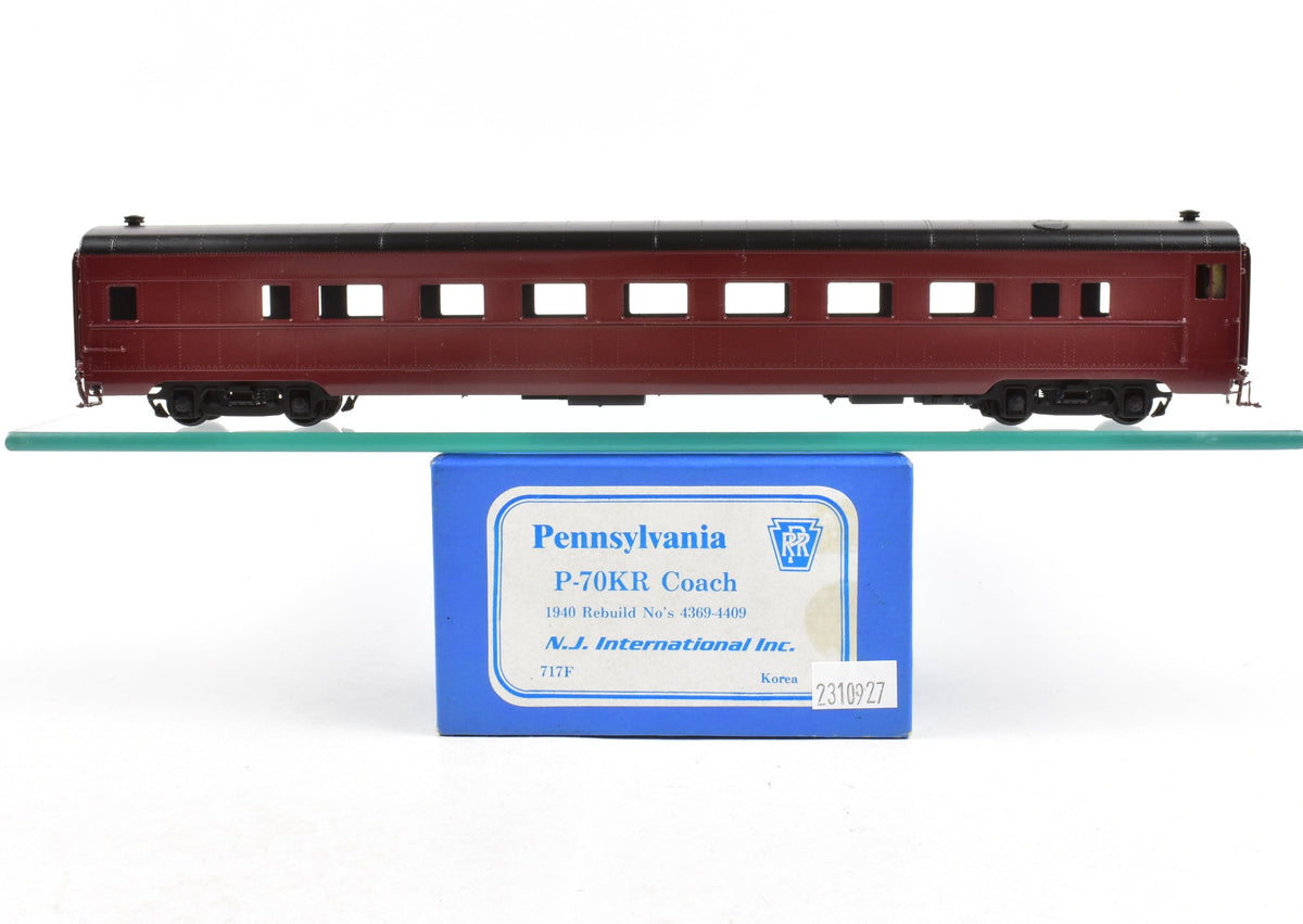 HO Brass NJ International PRR - Pennsylvania Railroad P-70KR Coach CP ...