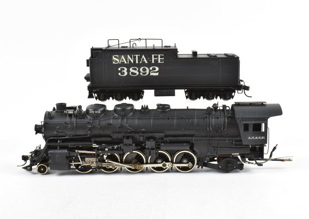HO Brass PFM - United ATSF - Santa Fe 2-10-2 3800 Class Custom Painted – ReSourced Rails
