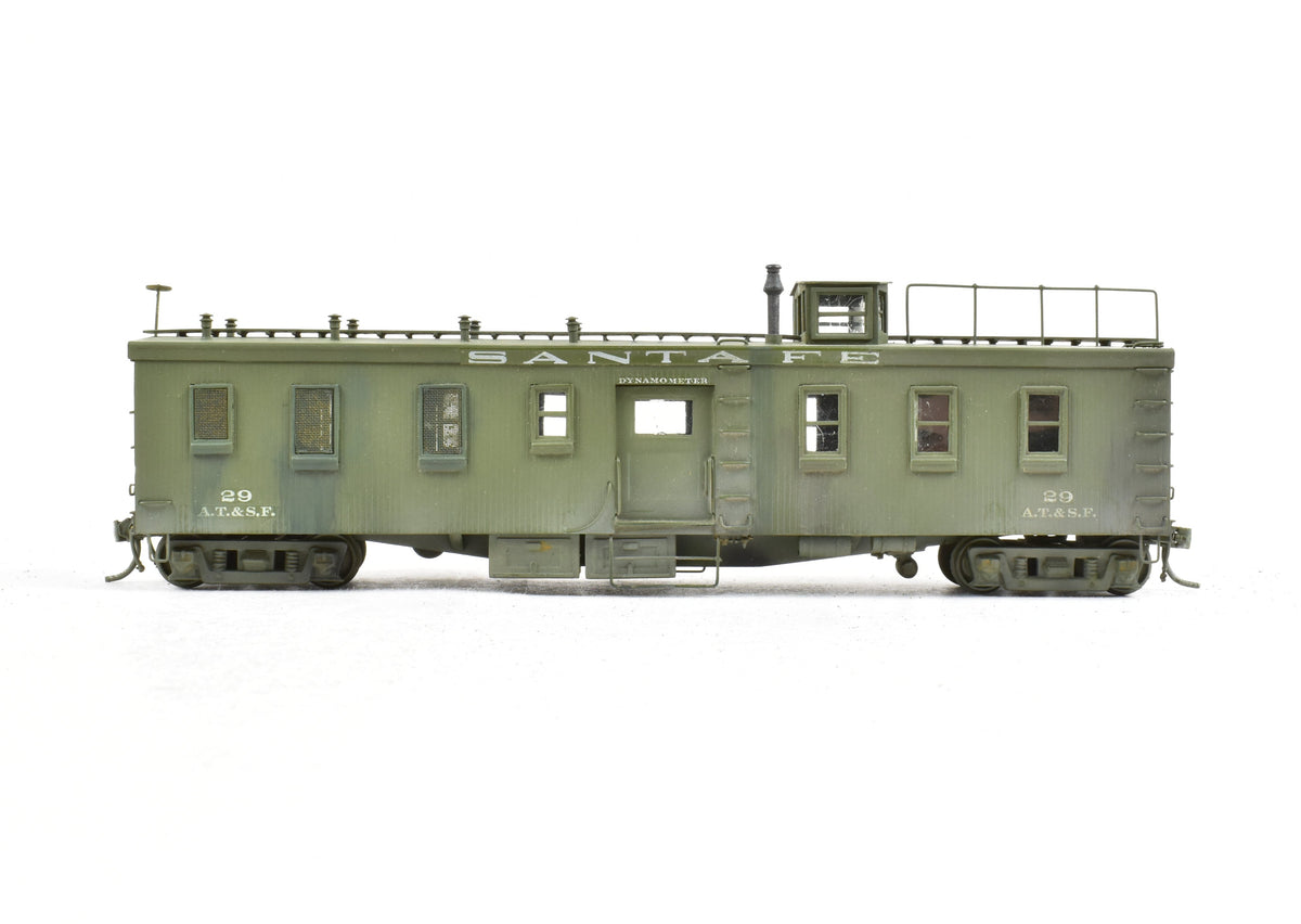 HO Brass Hallmark Models ATSF - Santa Fe Dynamometer Car No. 29 Custom ...
