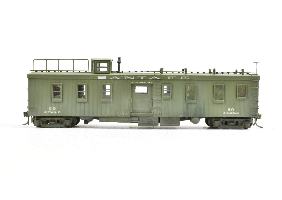 HO Brass Hallmark Models ATSF - Santa Fe Dynamometer Car No. 29 Custom ...