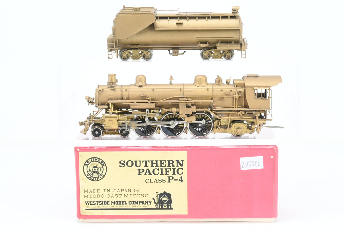 HO Brass Westside Model Co. SP - Southern Pacific Class P-4 4-6-2 Paci ...