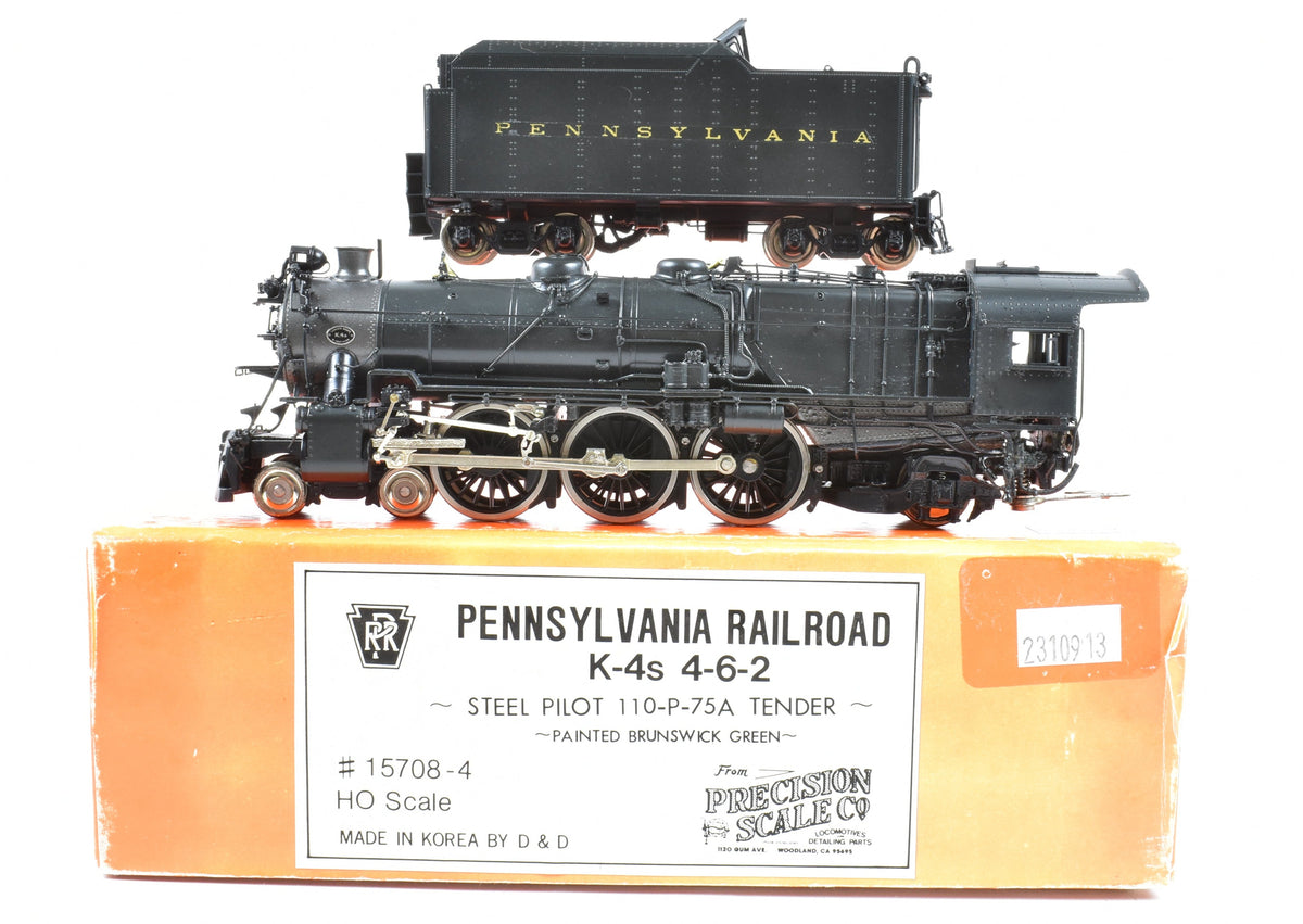 HO Brass PSC - Precision Scale Co. PRR - Pennsylvania Railroad K4s 4-6 ...