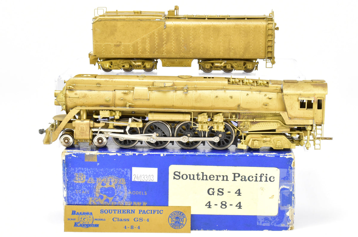 HO Brass Balboa SP - Southern Pacific GS-4 4-8-4 w/ Removable Skirts ...