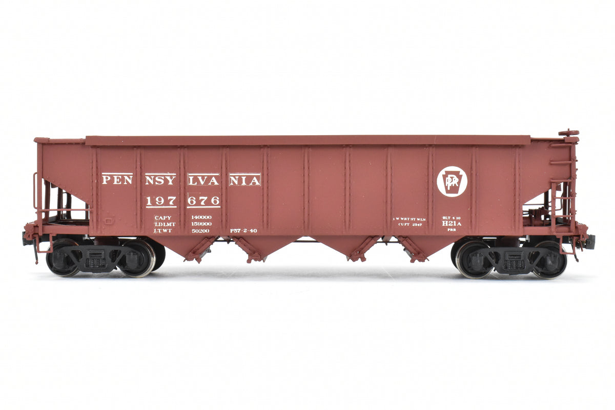 HO Brass Sunset Models PRR - Pennsylvania Railroad H-21 Hopper Car Cus ...