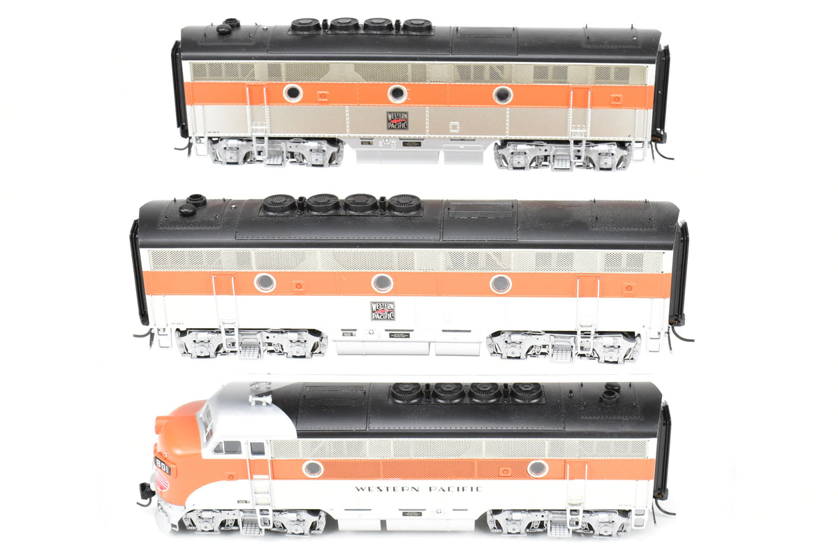 HO BLI - Broadway Limited Imports WP - Western Pacific EMD F3A/B/B Set – ReSourced Rails