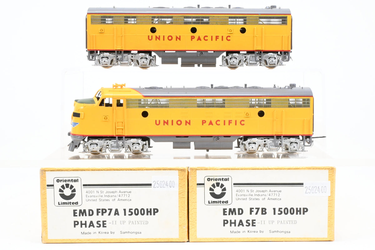 HO Brass Oriental Limited UP - Union Pacific EMD FP7A/F7B 1500 HP Phas ...