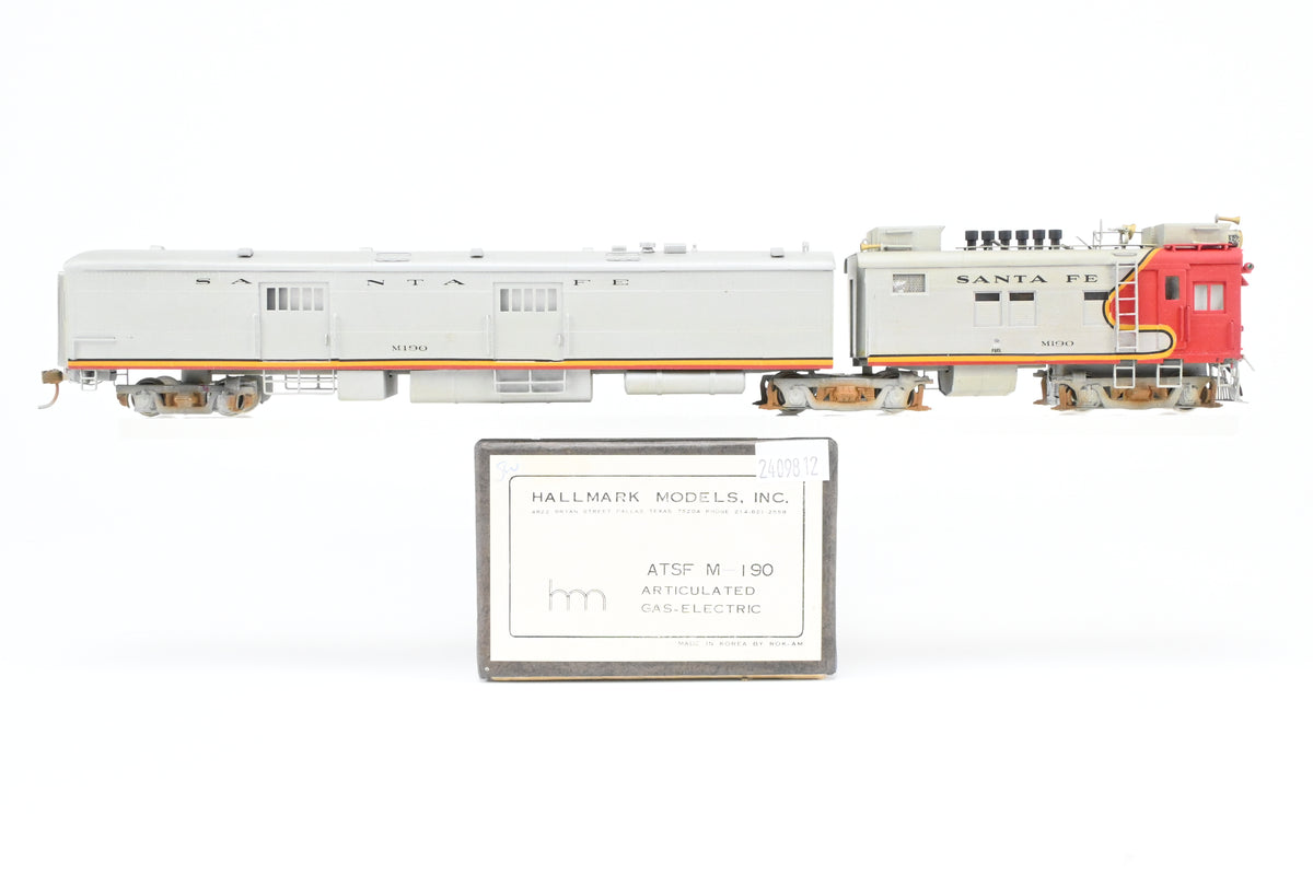 HO Brass Hallmark Models ATSF - Santa Fe M190 Self Propelled Gas-Elect ...